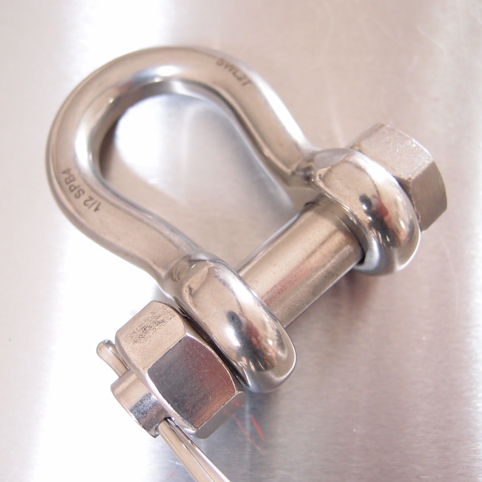 Stainless Steel Load Rated Safety Bow Shackle - AISI 316 – Absolute Industrial